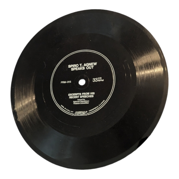 Eva-Tone | Media | Flexi Disc Record Former Vp Spiro T Angew Speaks Out ...